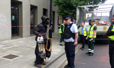 Homeless men evicted from Mare Street tents by council enforcement team ...