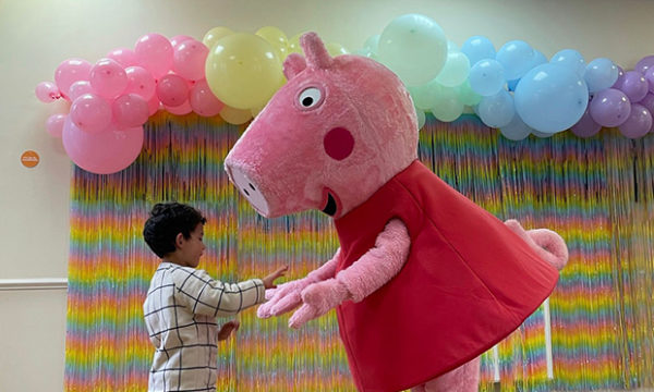 The practice hosted ‘Peppa Pig’s Flu Clinic’ in October. Photograph ...