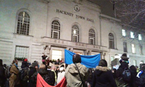 Children protest SEND cuts at Hackney Town Hall as parents address ...